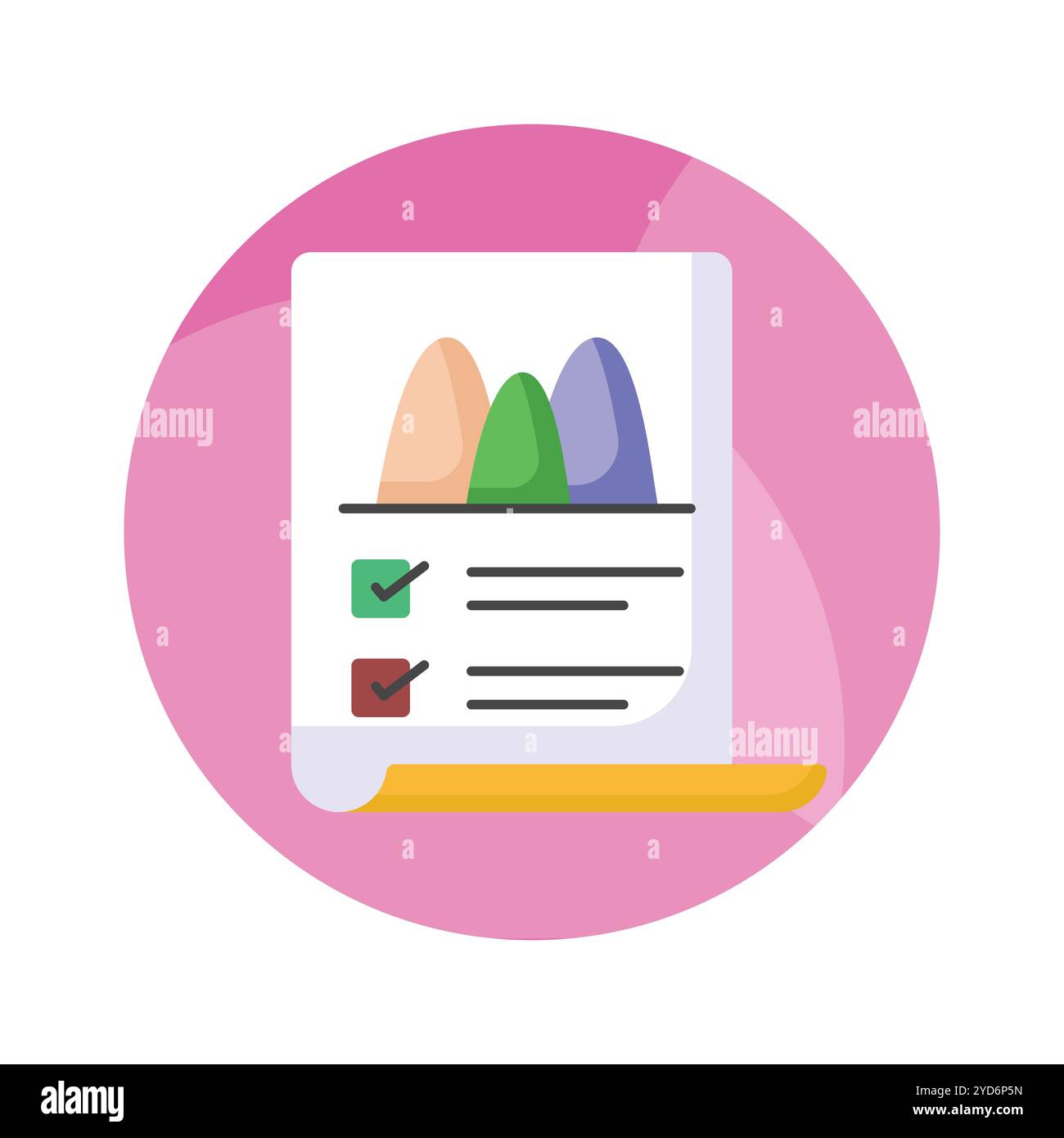 Check this amazing icon of data analytics in trendy style, premium ...