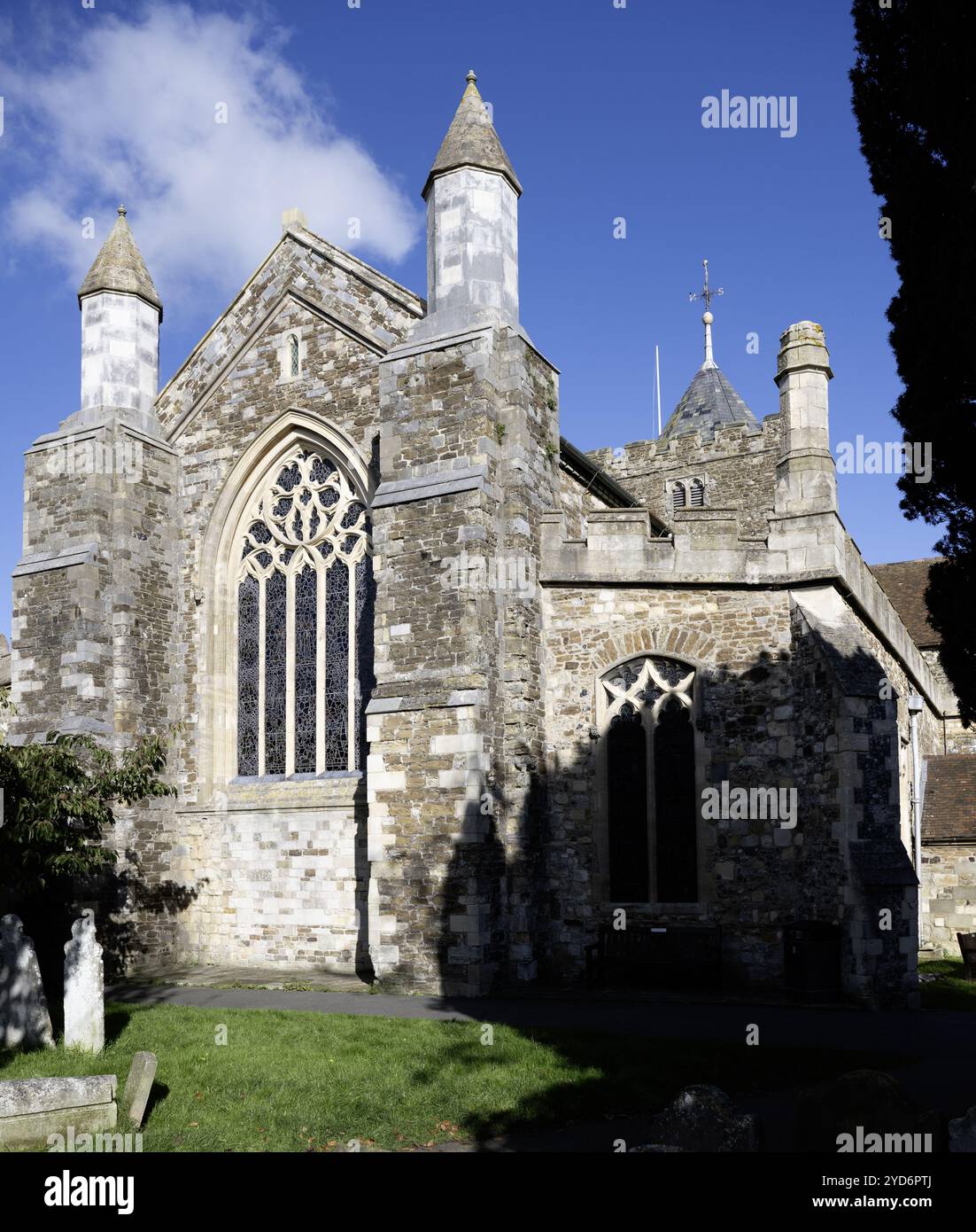 The parish Church of St Mary, Rye, East Sussex, England, UK Stock Photo ...