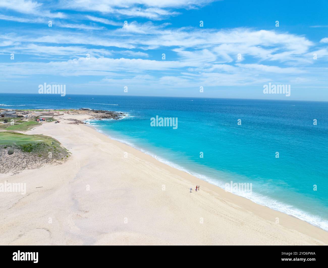 Aerial view of beach in Cabo San Jose, Baja California Sur, Mexico ...