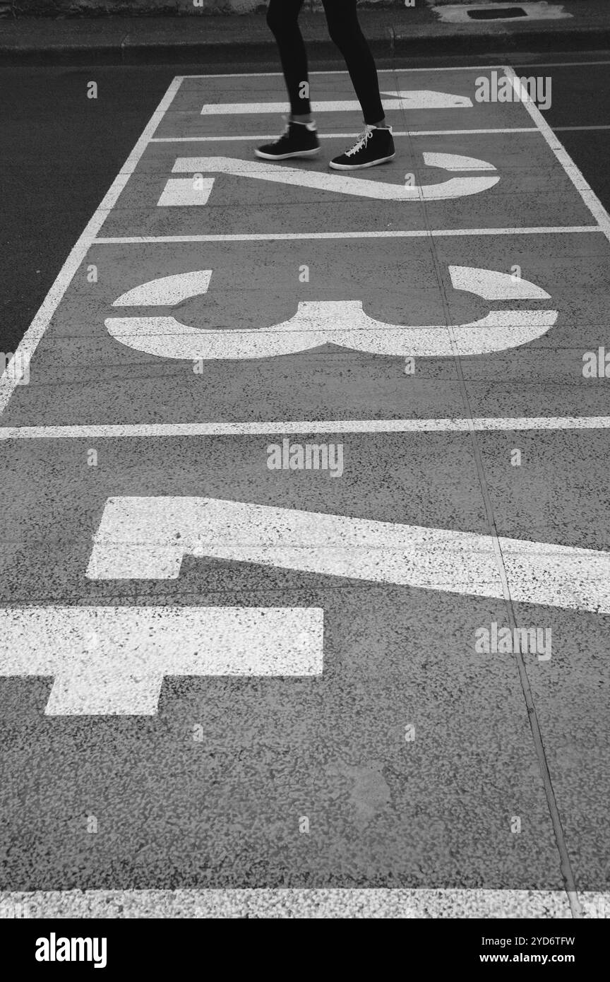 Jogger starting his race along Seine embankment. Paris, France. Urban ...