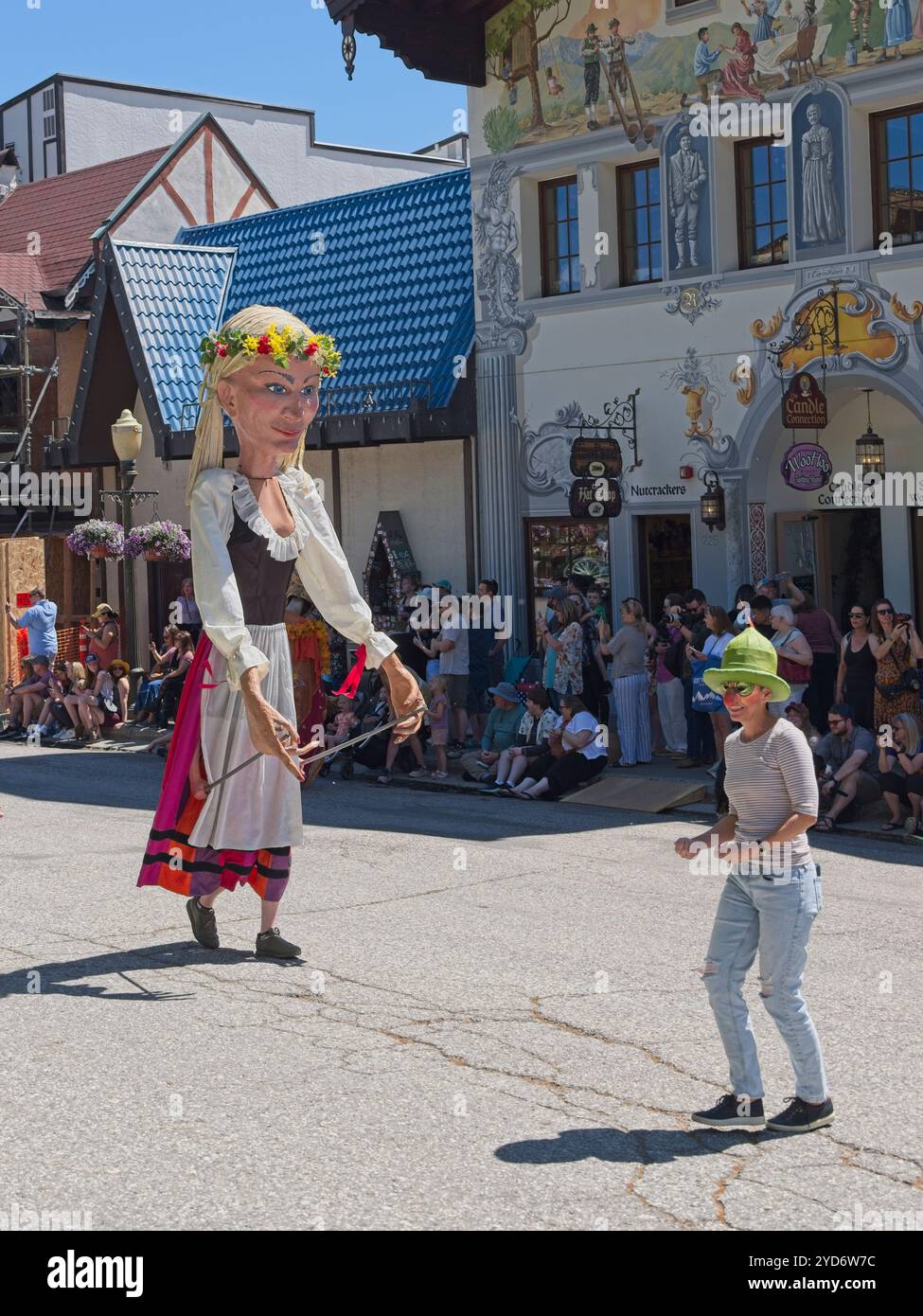 Character in Maifest parade Stock Photo - Alamy