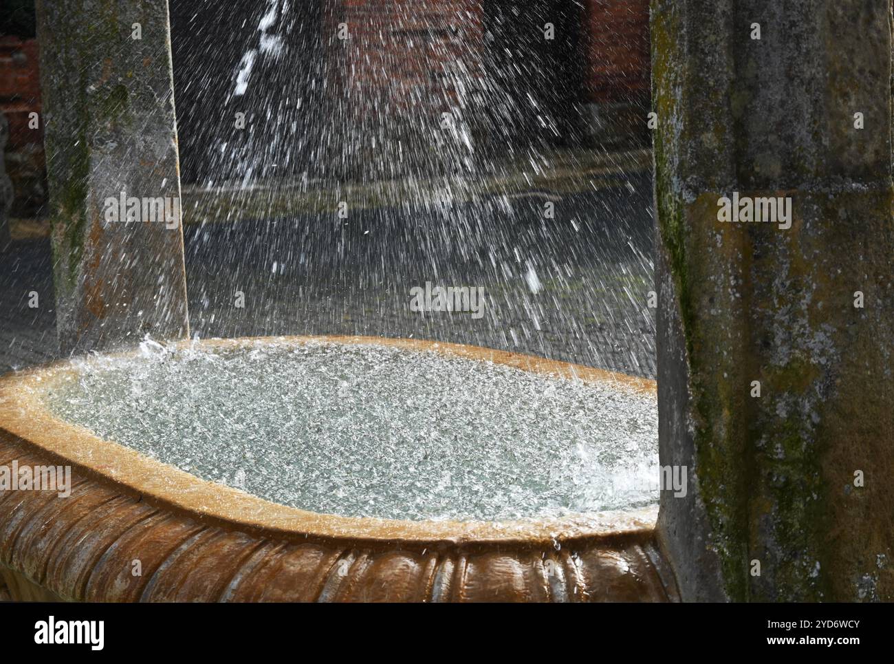 water feature at houghton hall, norfolk Stock Photo - Alamy