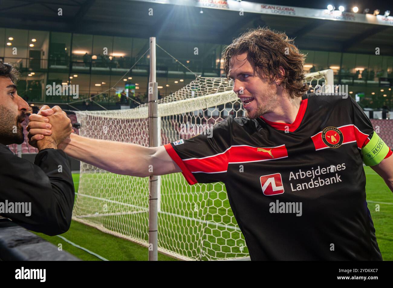 Herning, Denmark. 24th, October 2024. Mads Bech Sorensen of FC ...