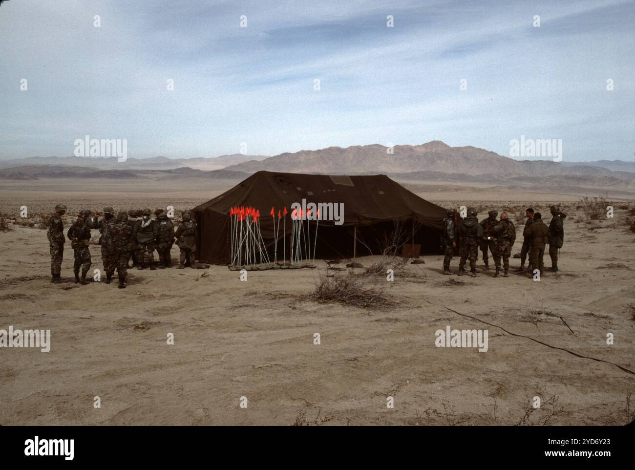 Fort Irwin, CA. USA. May 1991. Fort Irwin National Training Center ...