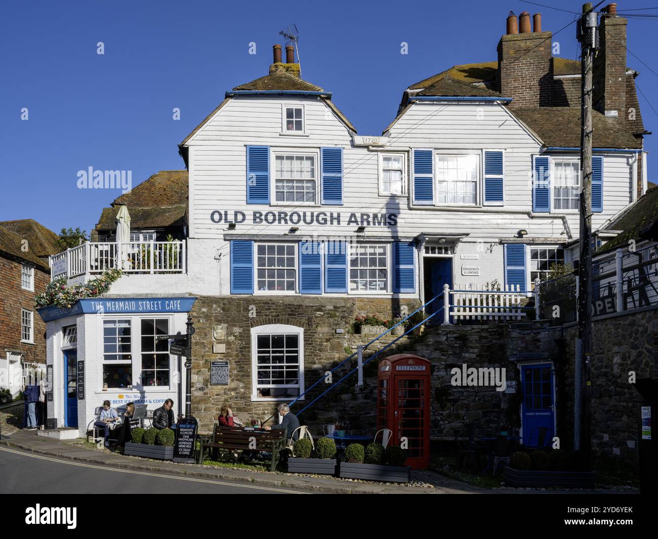 Old Borough Arms public house, The Strand, Rye, East Sussex, England ...