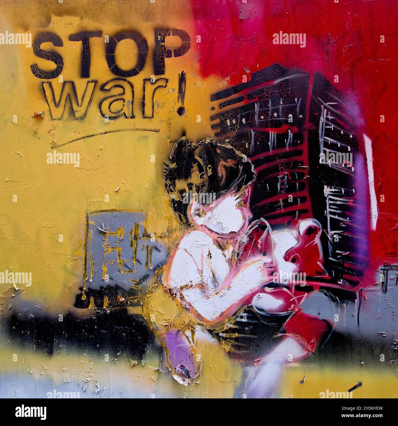 Stop war urban art hi-res stock photography and images - Alamy