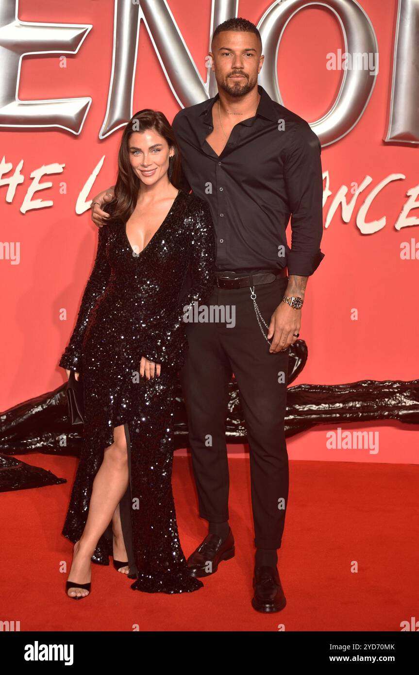 23.10.24. London UK. Cally Jane Beech and DJ O'Neal at "Venom: The Last ...