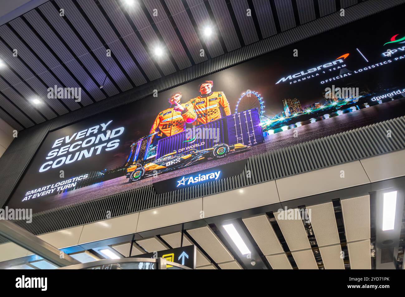 McLaren Formula 1 team billboard advertising in Singapore - "Every ...