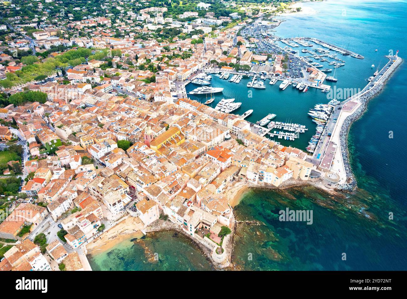 Landscape view village saint hi-res stock photography and images - Alamy