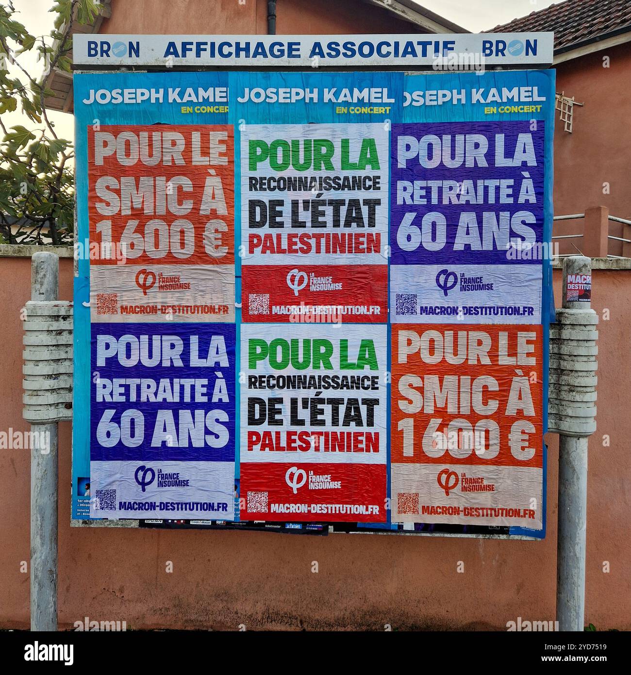 LFI - La France Insoumise - political posters, France Stock Photo - Alamy