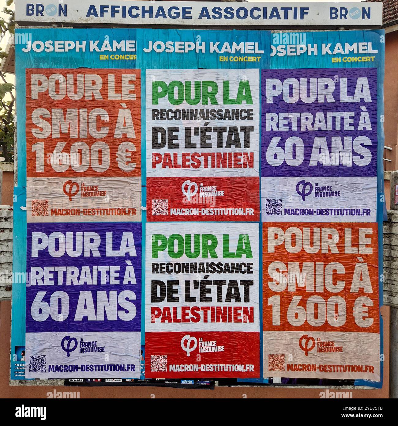 LFI - La France Insoumise - political posters, France Stock Photo - Alamy