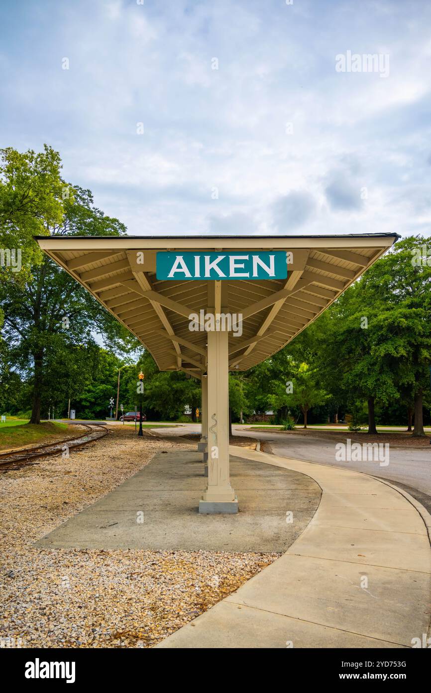 The very beautiful town of Aiken, South Carolina Stock Photo - Alamy