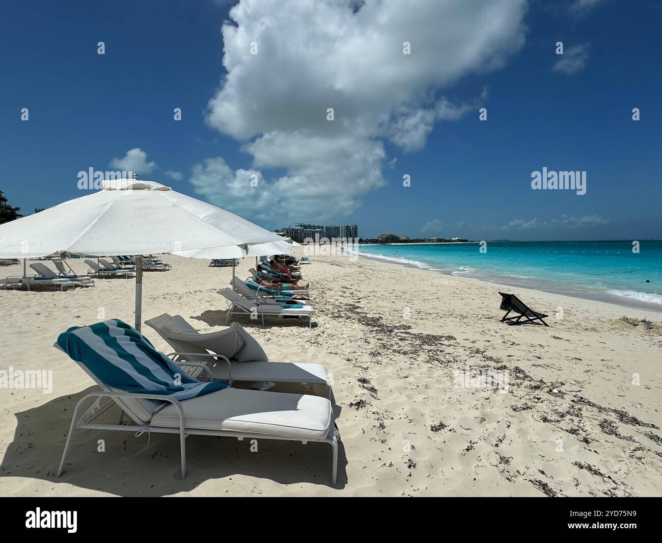 Grace Bay Beach in Providenciales, in the Turks and Caicos Islands ...