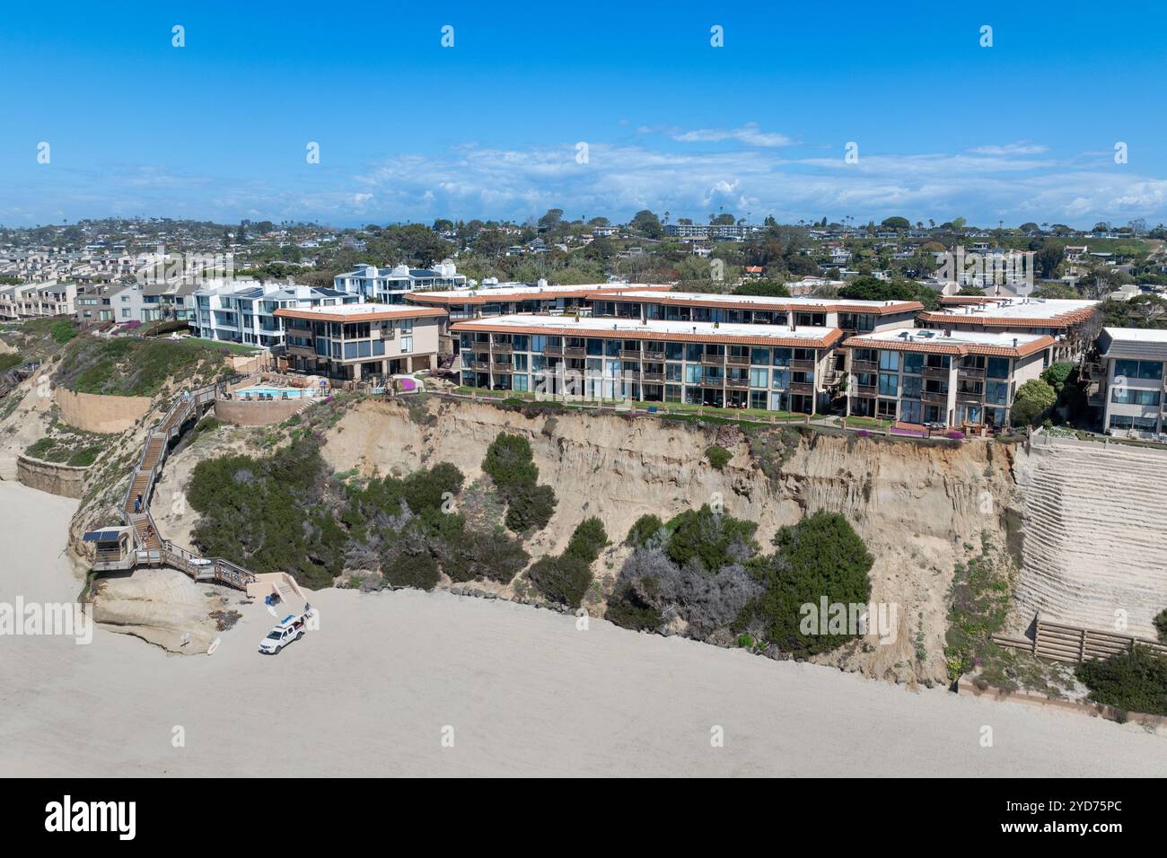 Aerial view of Del Mar Shores in San Diego, CA Stock Photo - Alamy