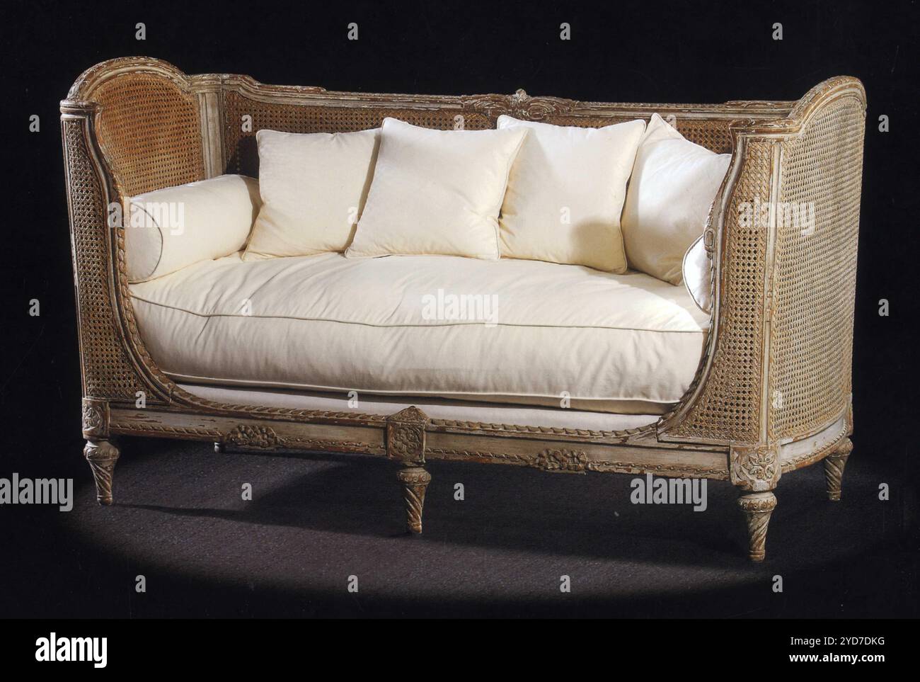 LOUIS XVI CANED COUCH.CIRCA 1775 Stock Photo - Alamy