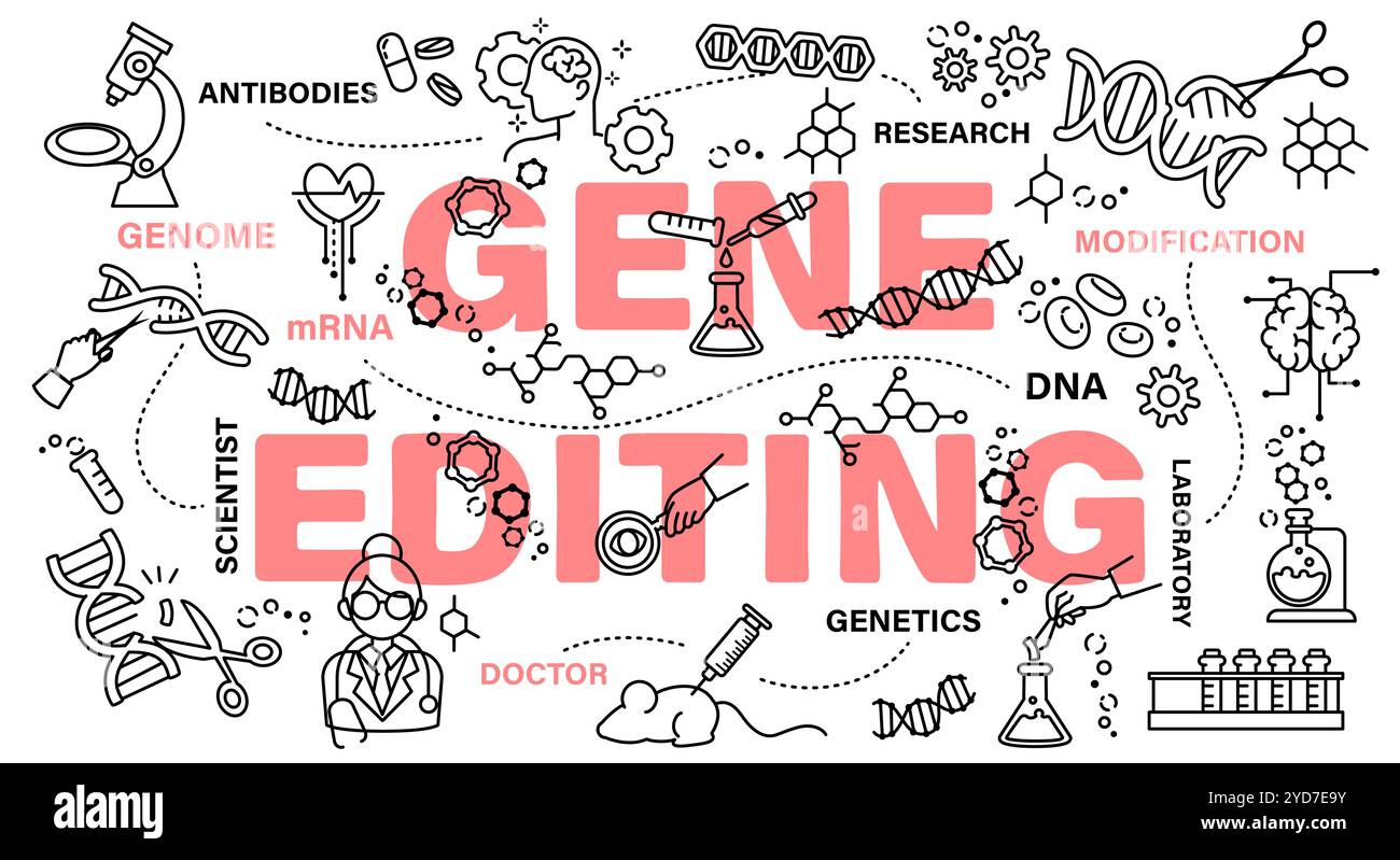 Gene editing with scissors hi-res stock photography and images - Alamy