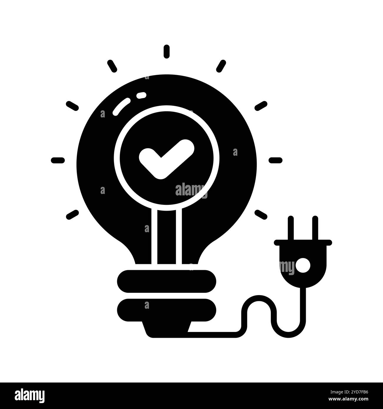 Innovation light bulb vector design isolated on white background Stock ...