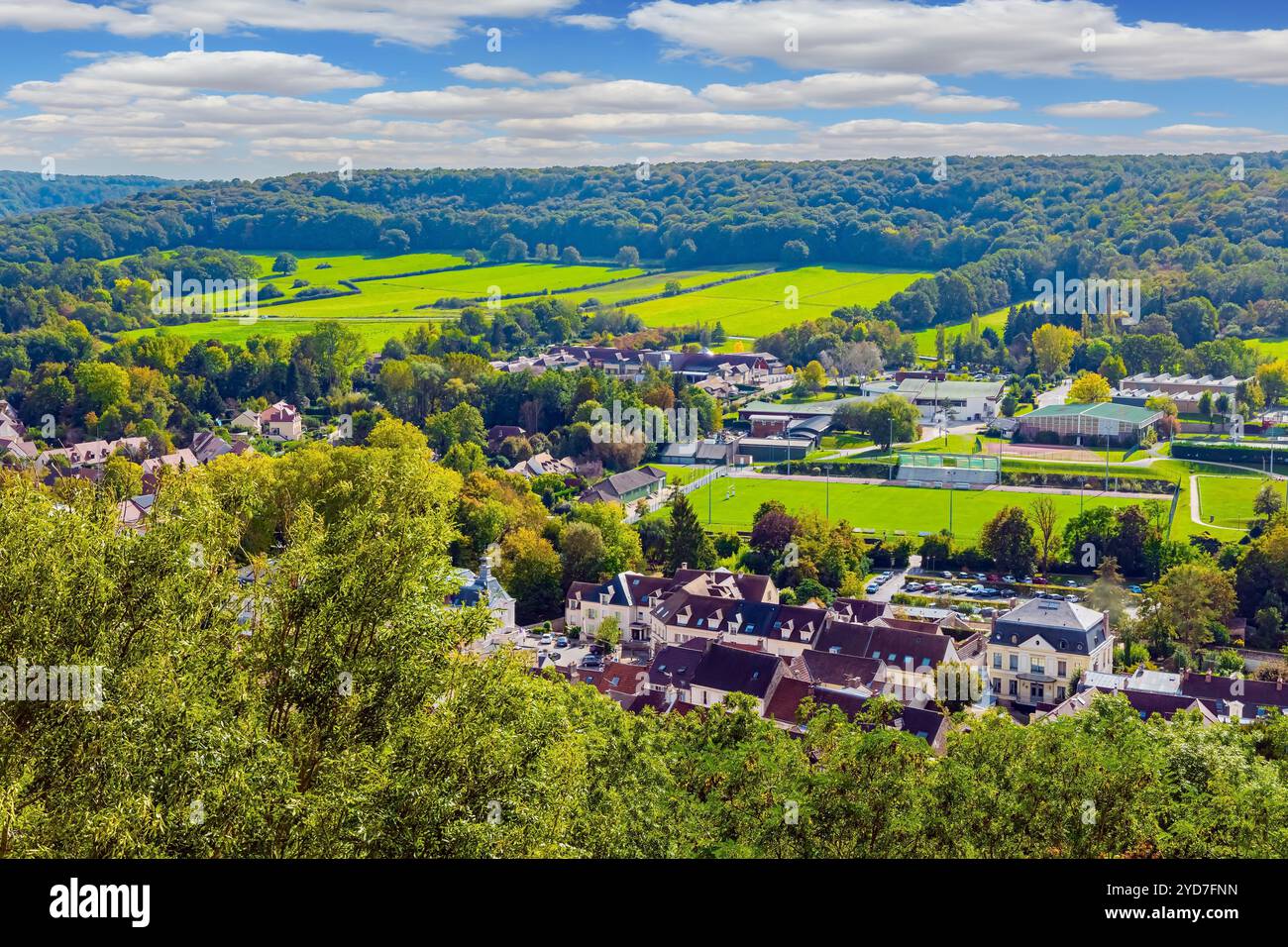 The Chevreuse valley Stock Photo - Alamy