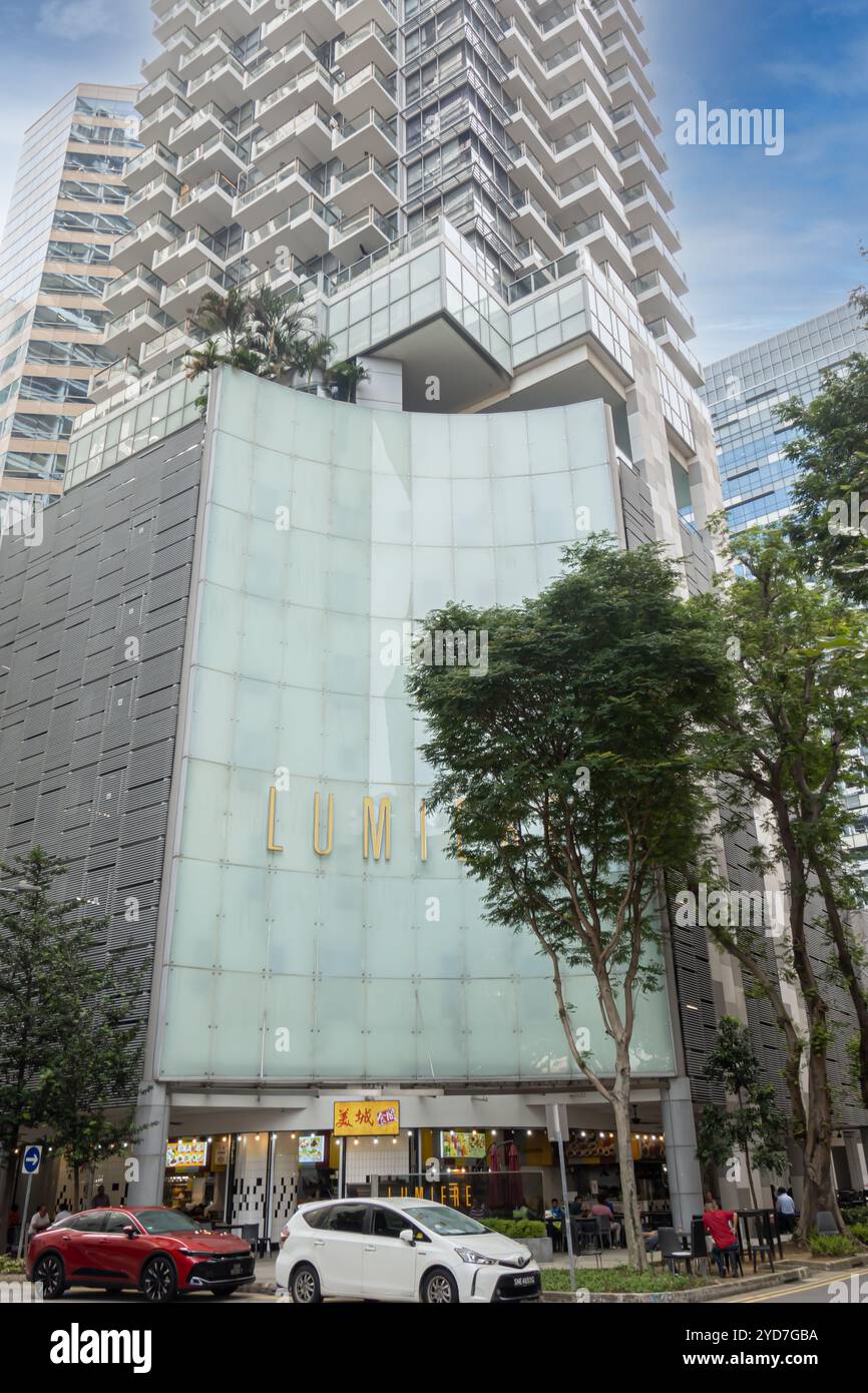 Lumiere Apartment Building at Chinatown / Tanjong Pagar Singapore Stock ...