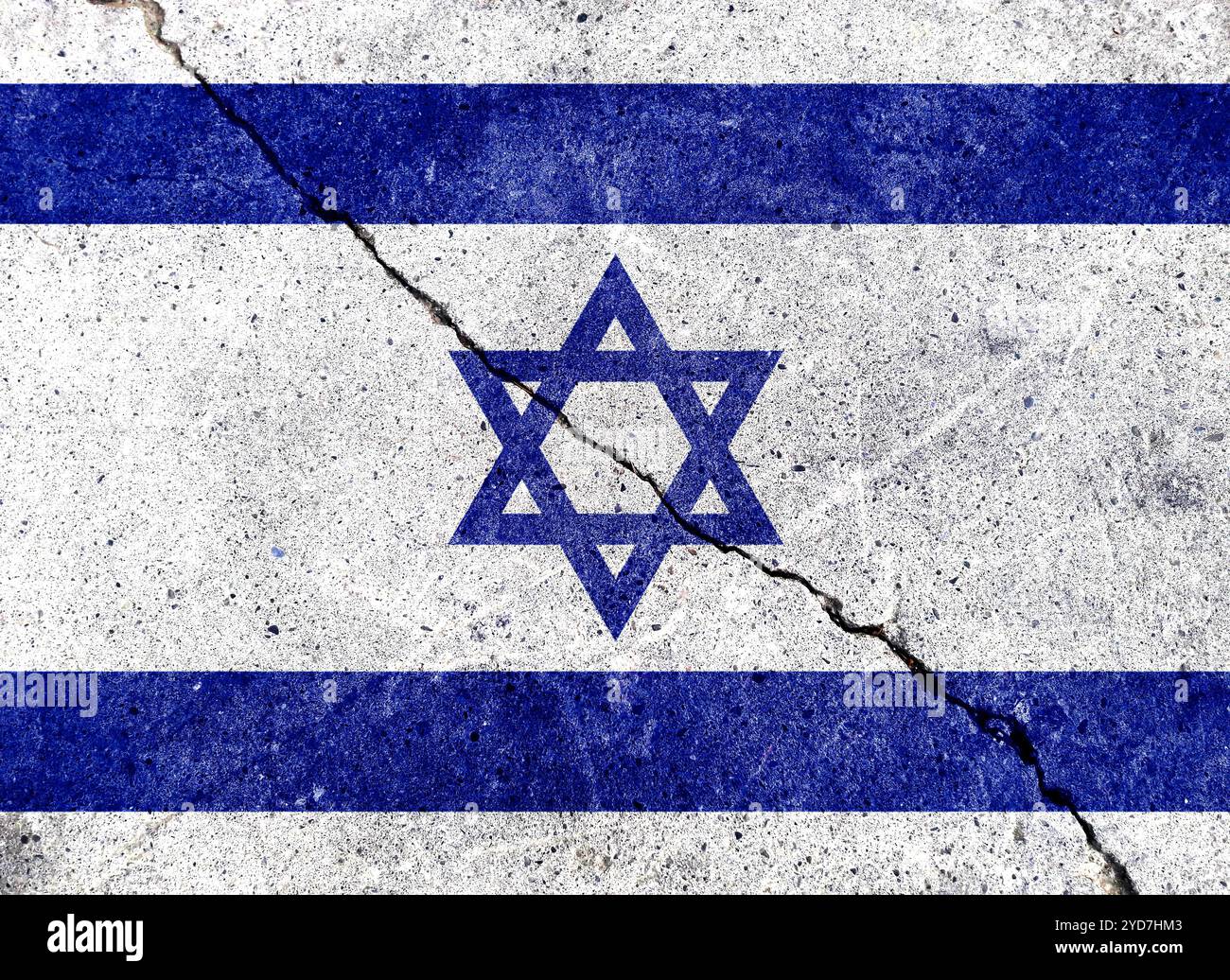 Israel flag made of texture. Concept illustration depicting the ...