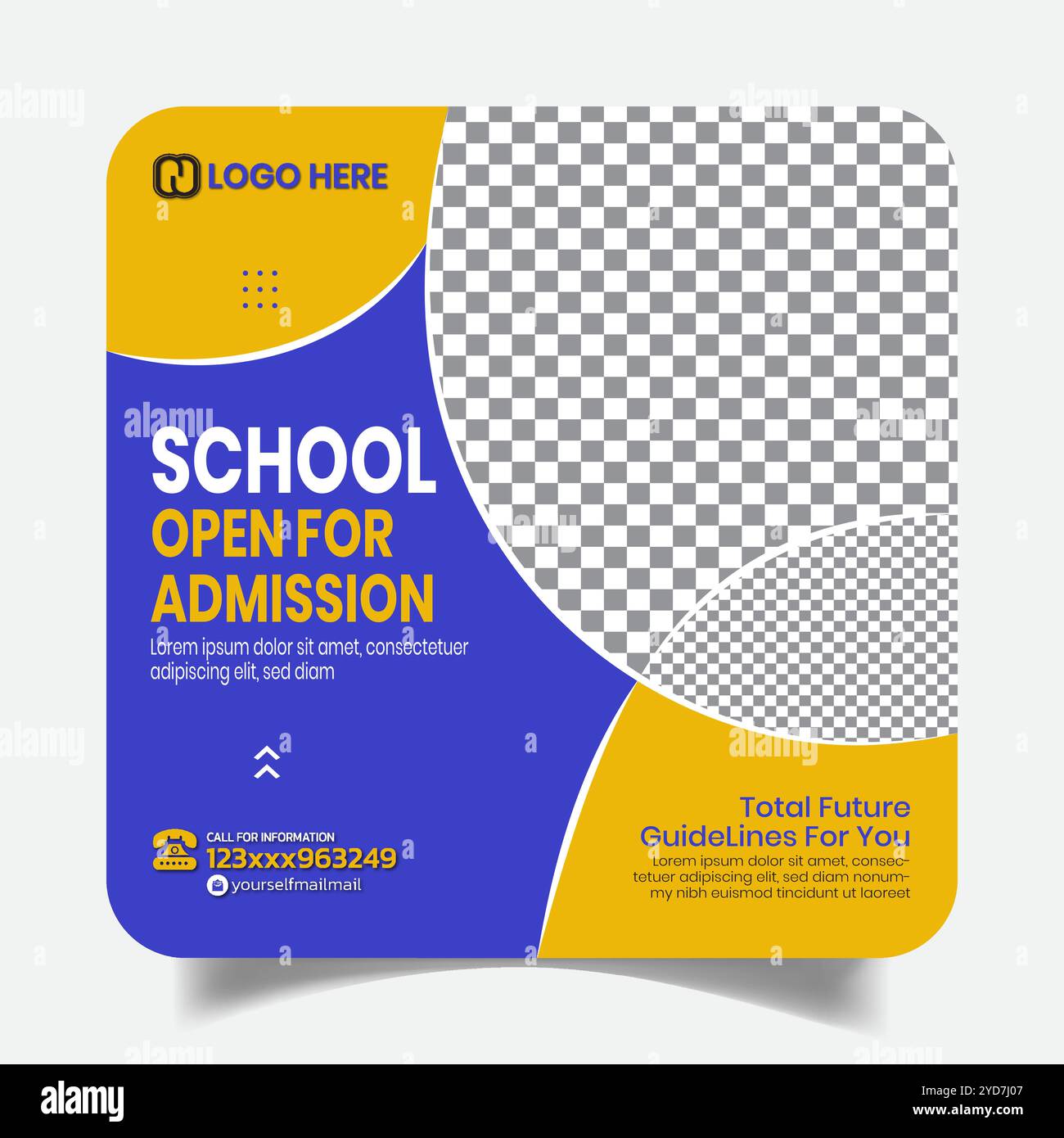 Modern Educational Social Media Post Design Banner Stock Vector Image ...