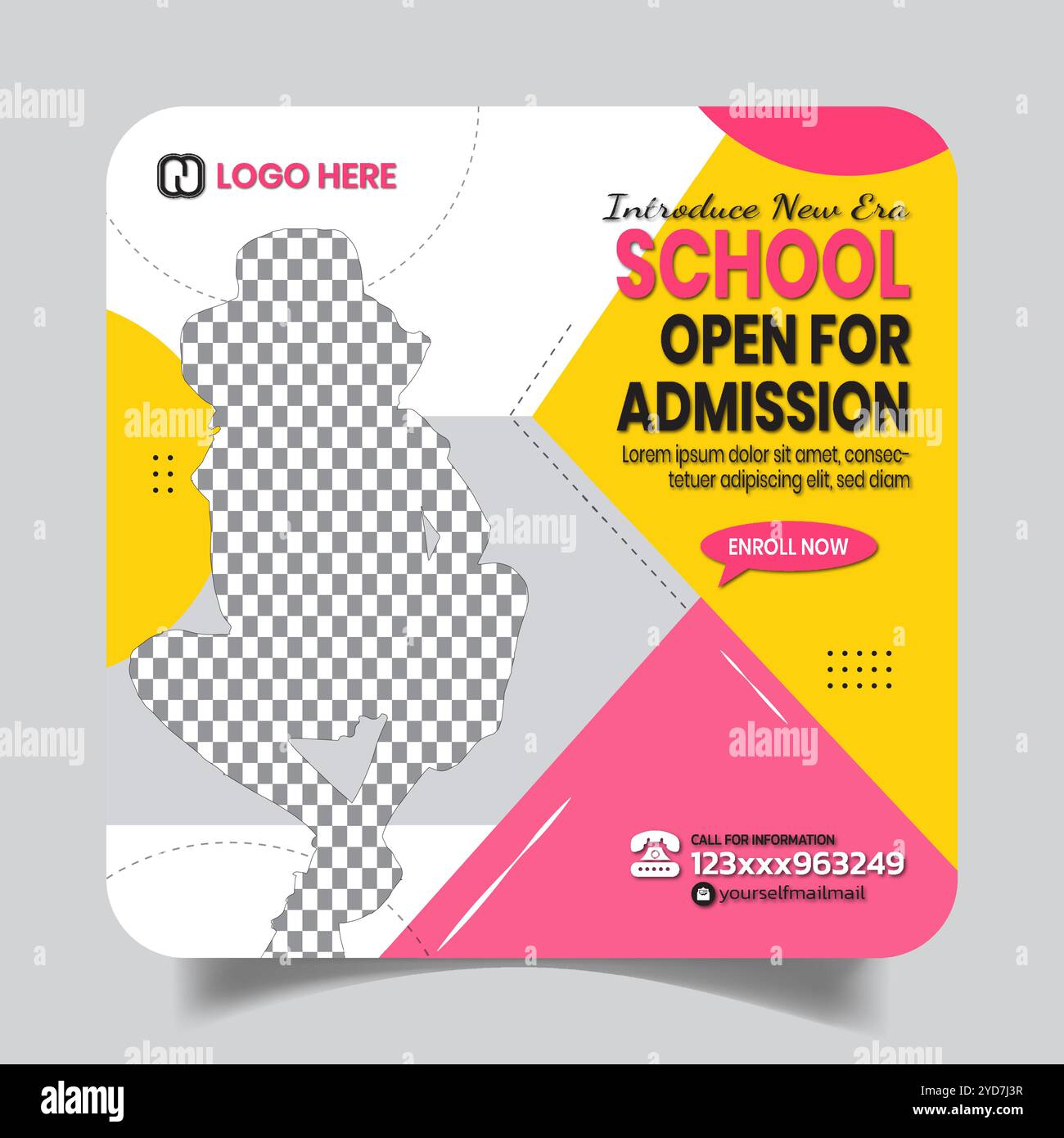 School banner design Stock Vector Images - Alamy