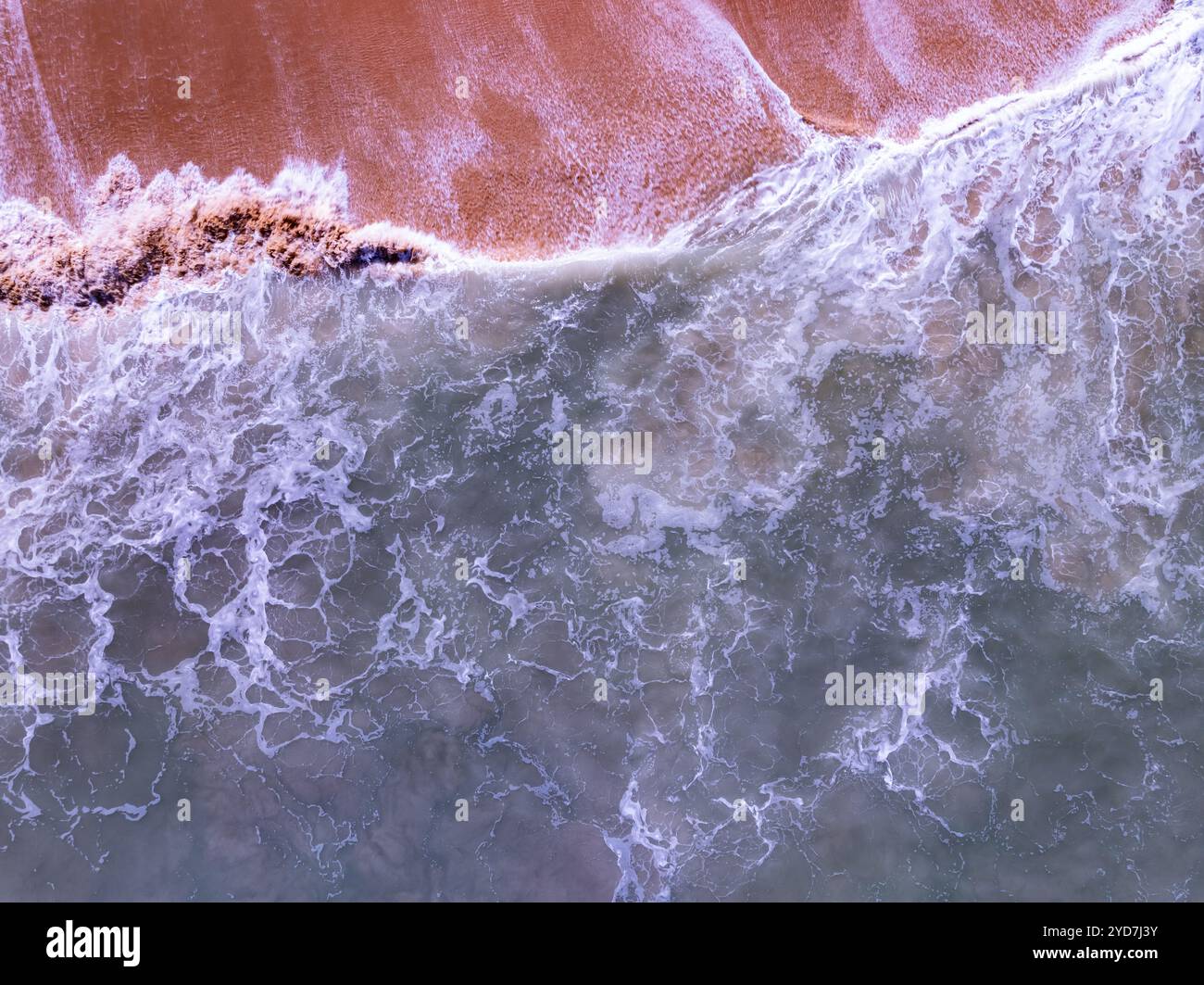 Top view waves background, Natural background photo sea texture with ...