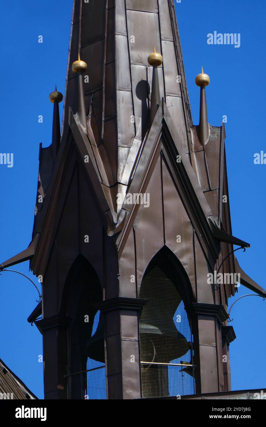 Roof turret of st georges church in wismar hi-res stock photography and ...