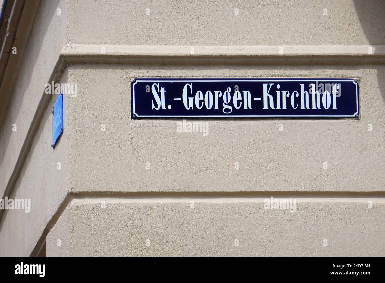 Enamel sign St. George's Cemetery, Germany Stock Photo - Alamy