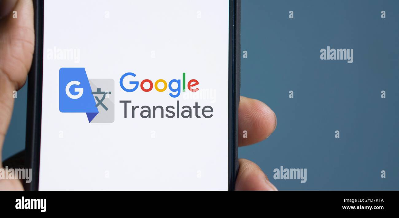 Dhaka, BD- 05 Jun 2024: Google Translate logo is displayed on ...