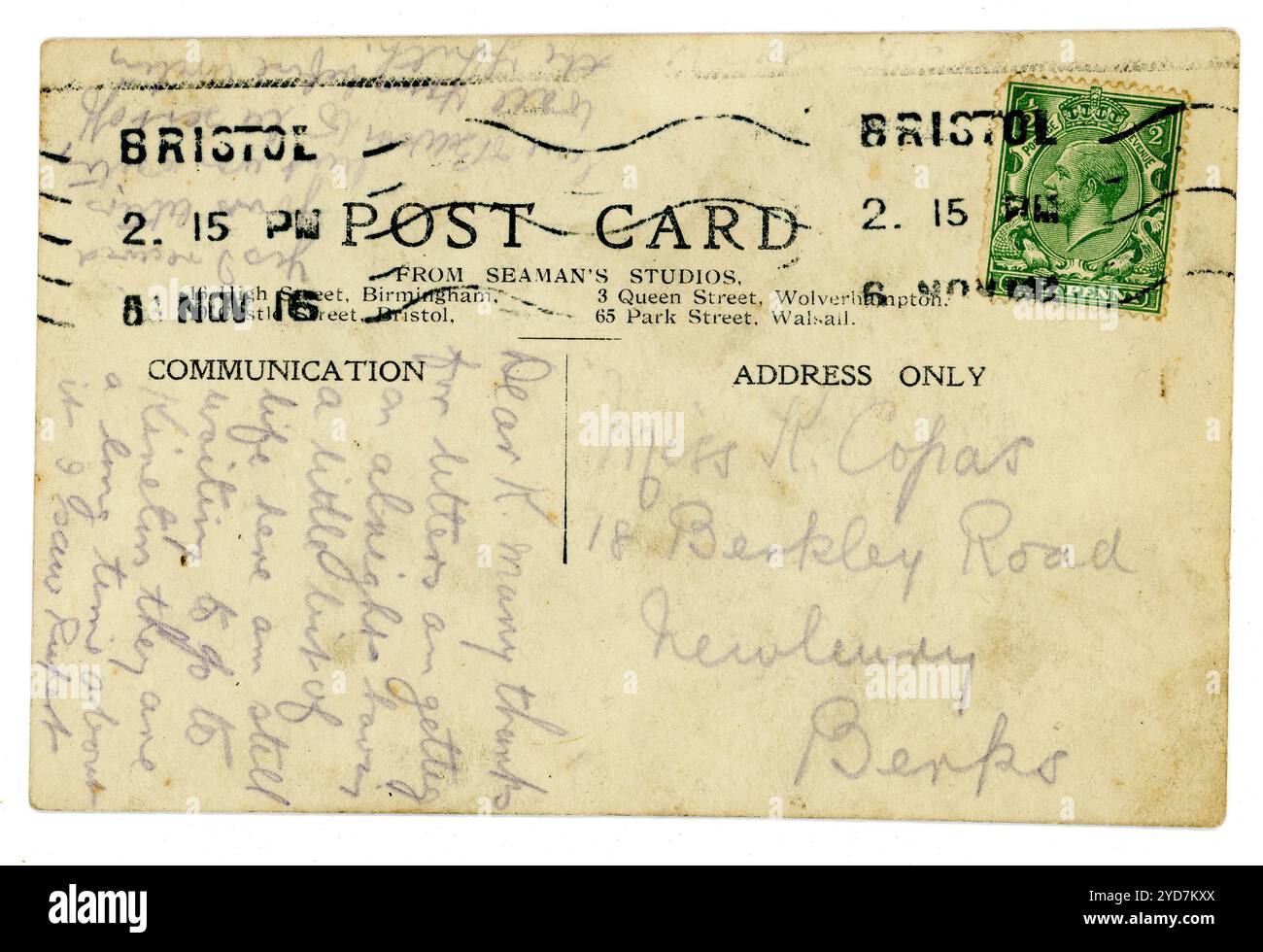 Ww 1 postcard Cut Out Stock Images & Pictures - Alamy