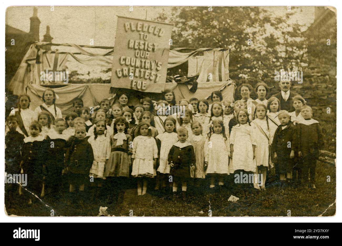 Original early 1900's postcard temperance stand, put on by the ...
