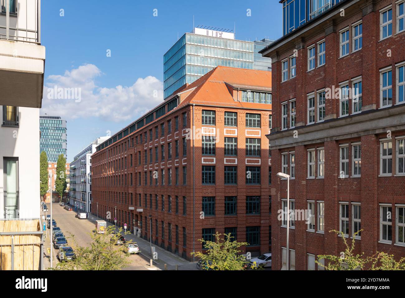 Berlin, Germany - August 16 2024: The old factory buildings ...