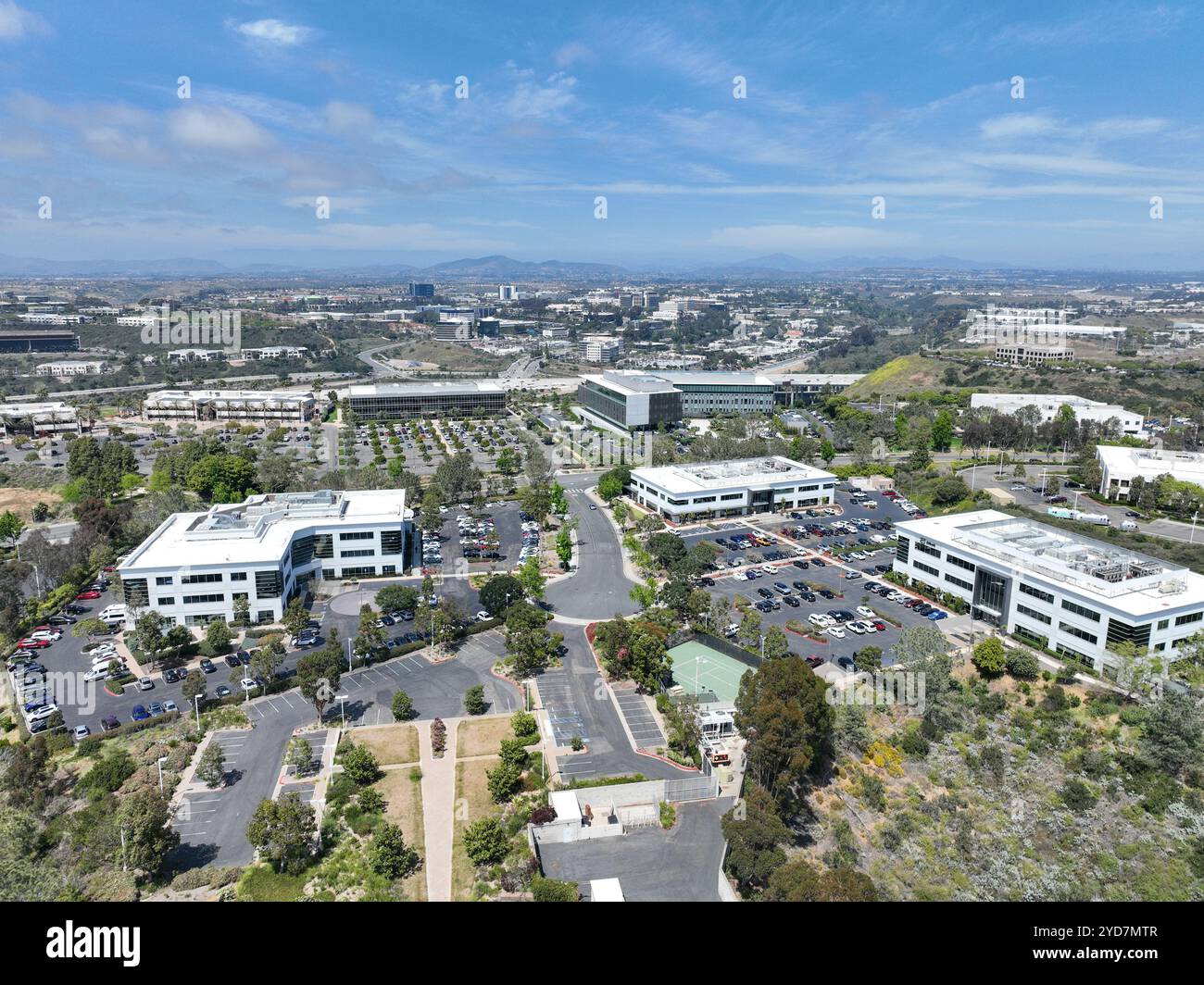 Aerial view business park mixed hi-res stock photography and images - Alamy