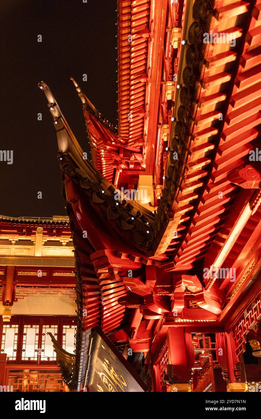 City God Temple in the northeast of the Old City of Shanghai China ...