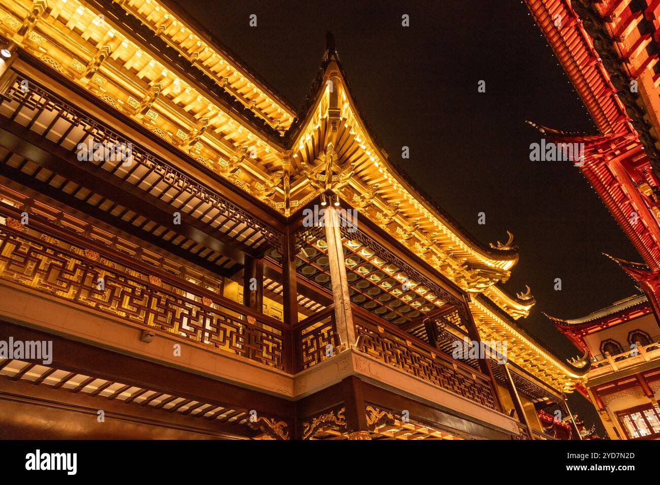 City God Temple in the northeast of the Old City of Shanghai China ...