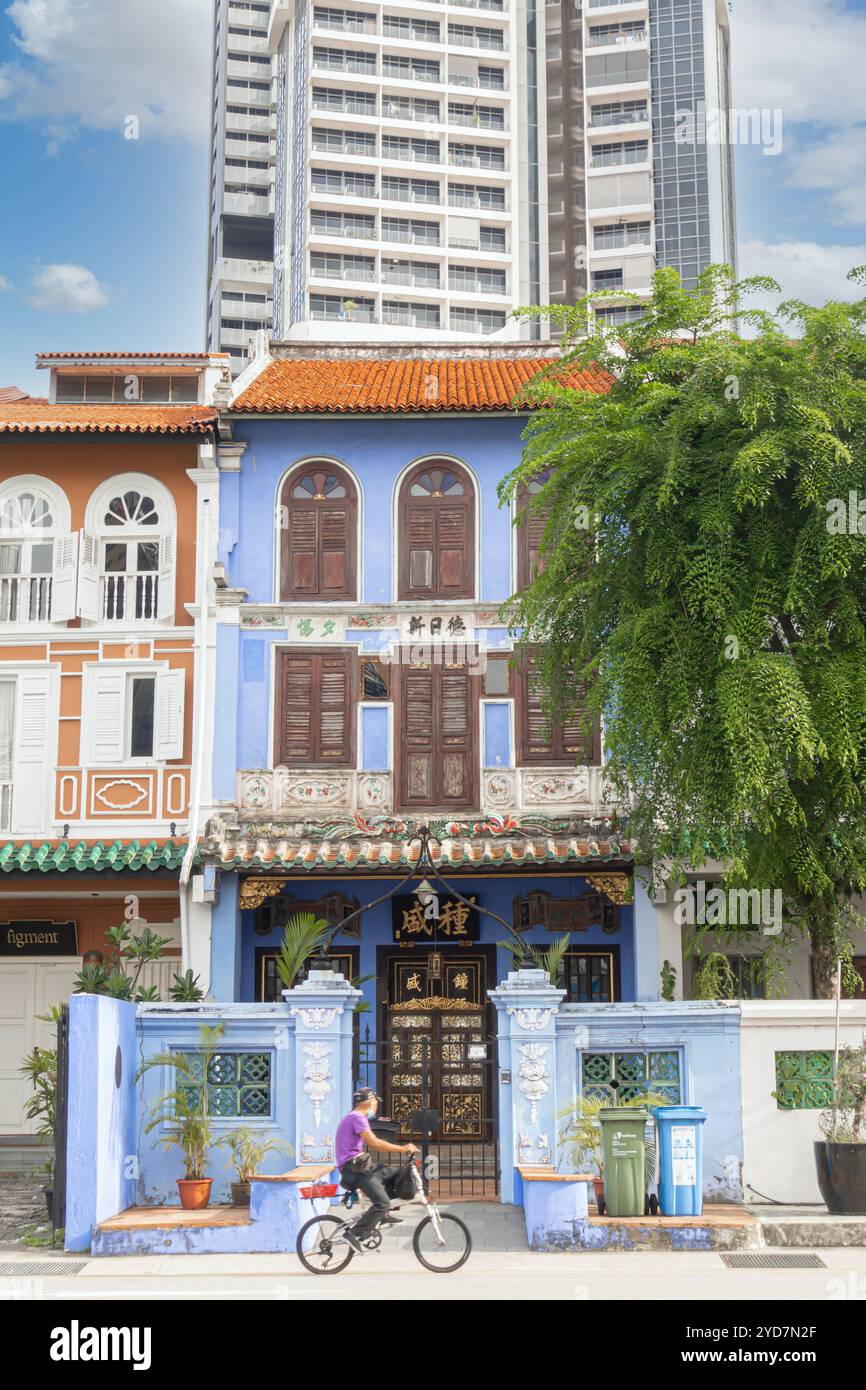 Nus Baba Peranakan House Heritage Building on Neil Road Singapore Stock ...