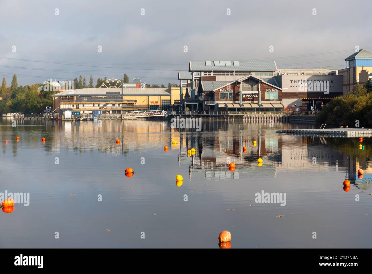 Alexandra Lake beside the Intu Lakeside Shopping Centre, Thurrock ...