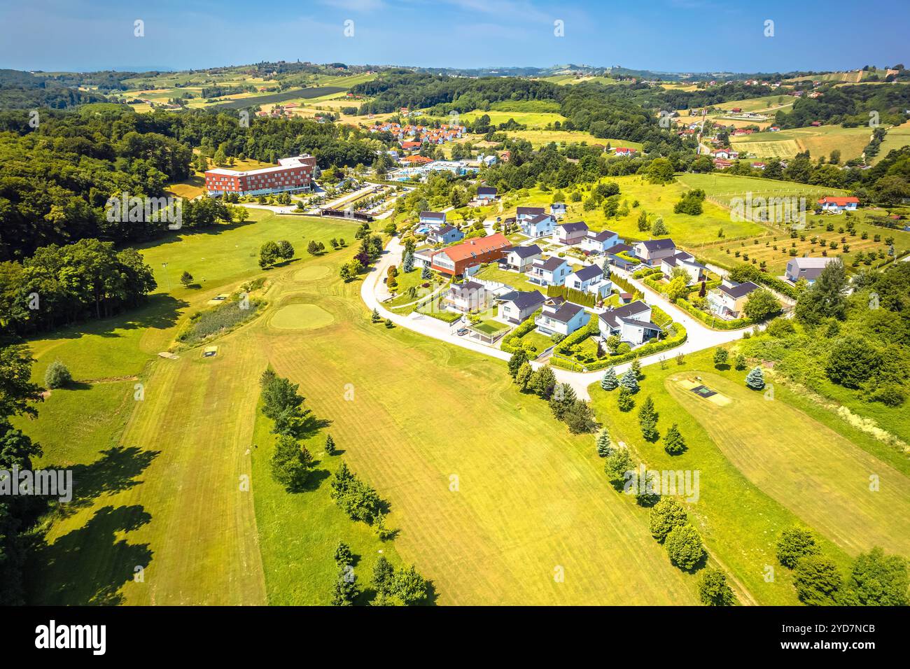 Sveti Martin na Muri scenic green landscape view Stock Photo - Alamy