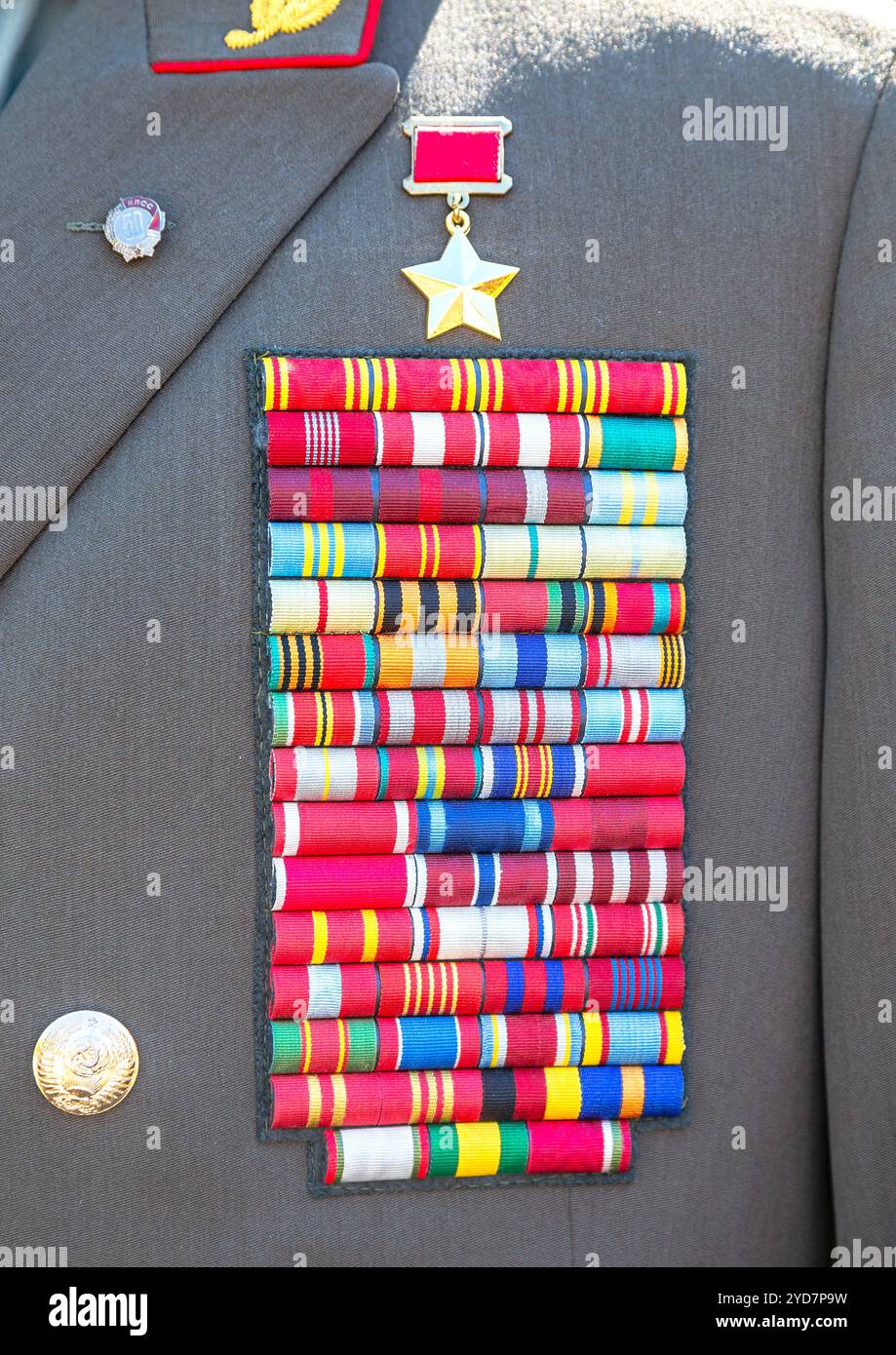 Military uniform of General of the Soviet Union with gold star of the ...