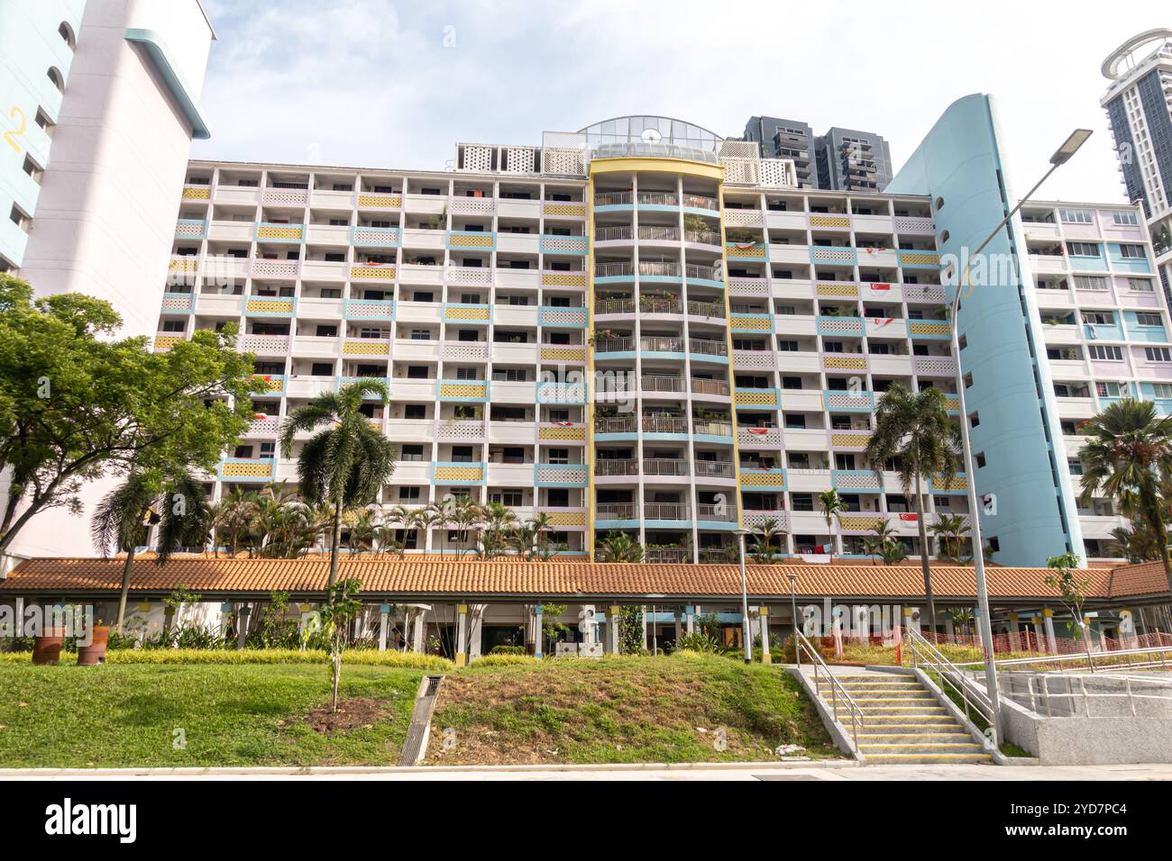 Residential housing in the building combining modern and traditional ...