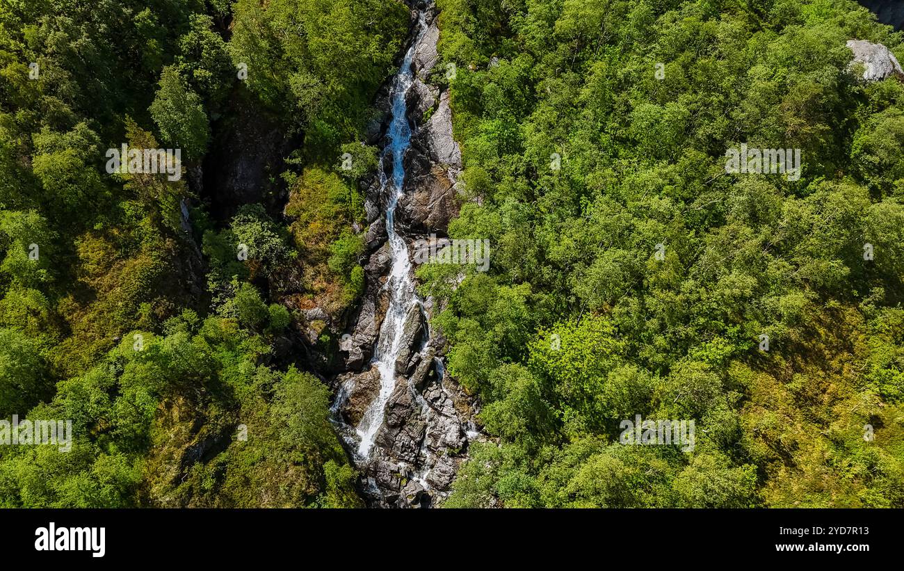 Aerial view cascading water hi-res stock photography and images - Alamy