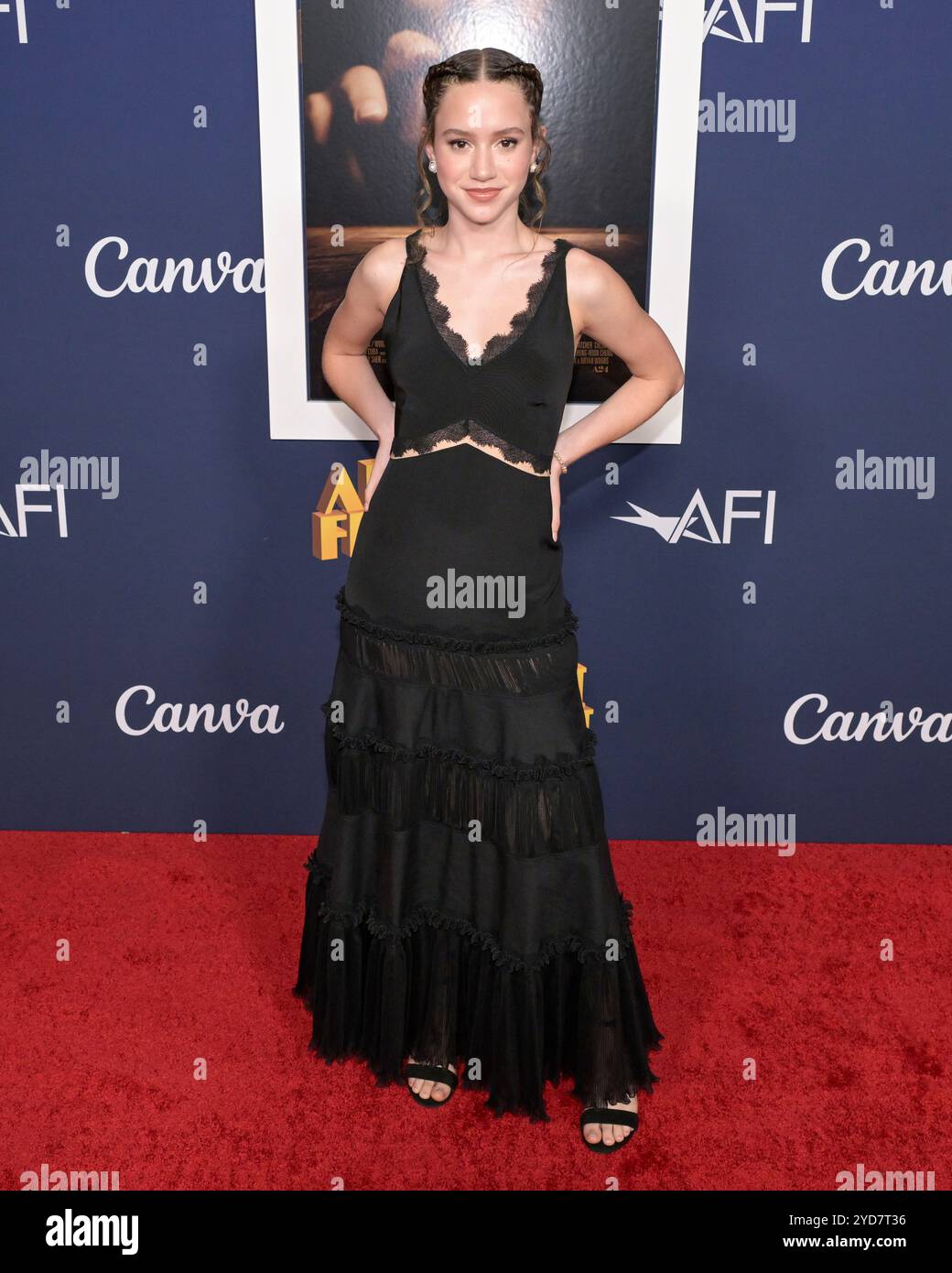 Hollywood, California, USA. 24th Oct, 2024. Chloe Coleman. AFI FEST ...