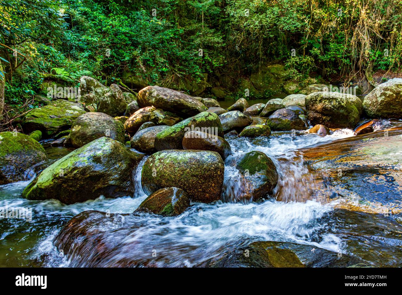 Stream flowing among rocks hi-res stock photography and images - Alamy