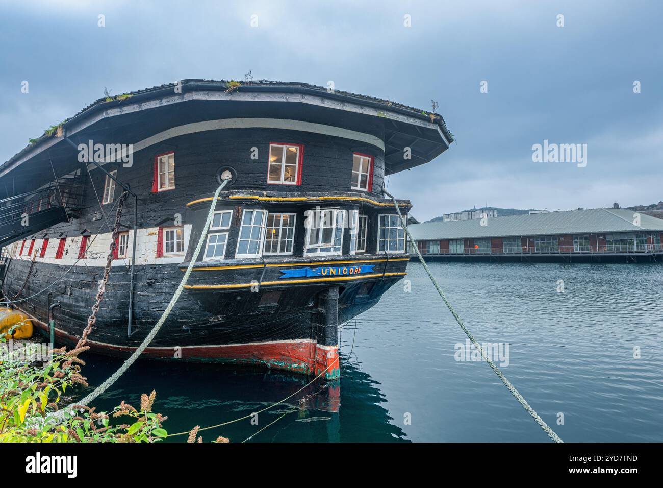 HMS Unicorn is a historic ship, one of the oldest in the world ...