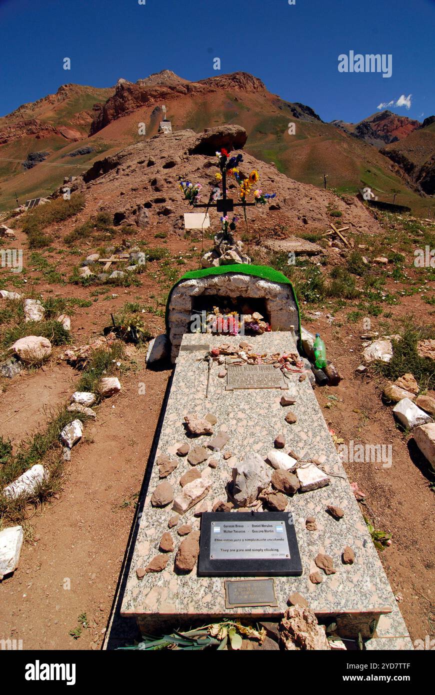 Cemetery or graveyard where dead people are buried Stock Photo - Alamy