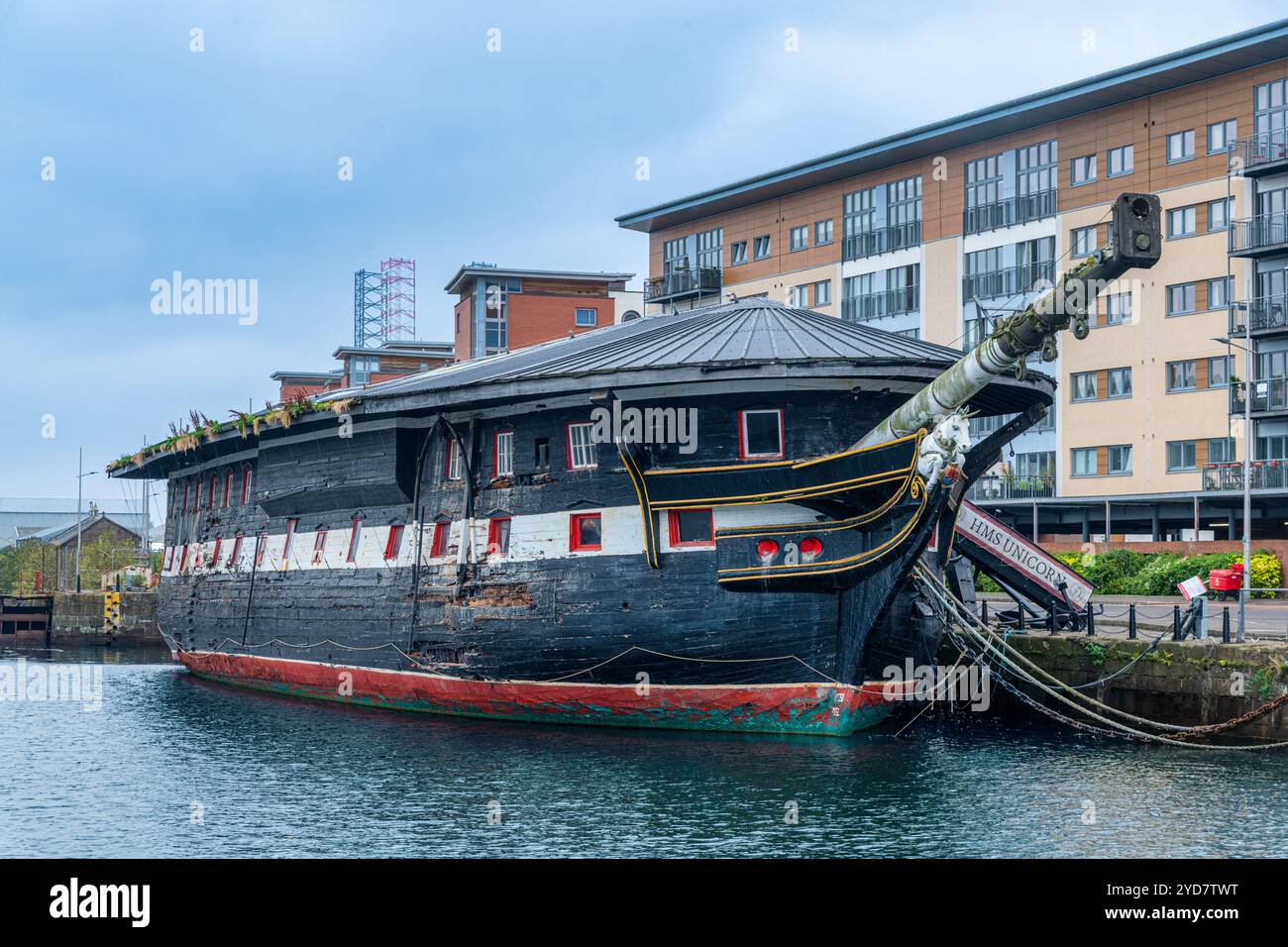 HMS Unicorn is a historic ship, one of the oldest in the world ...