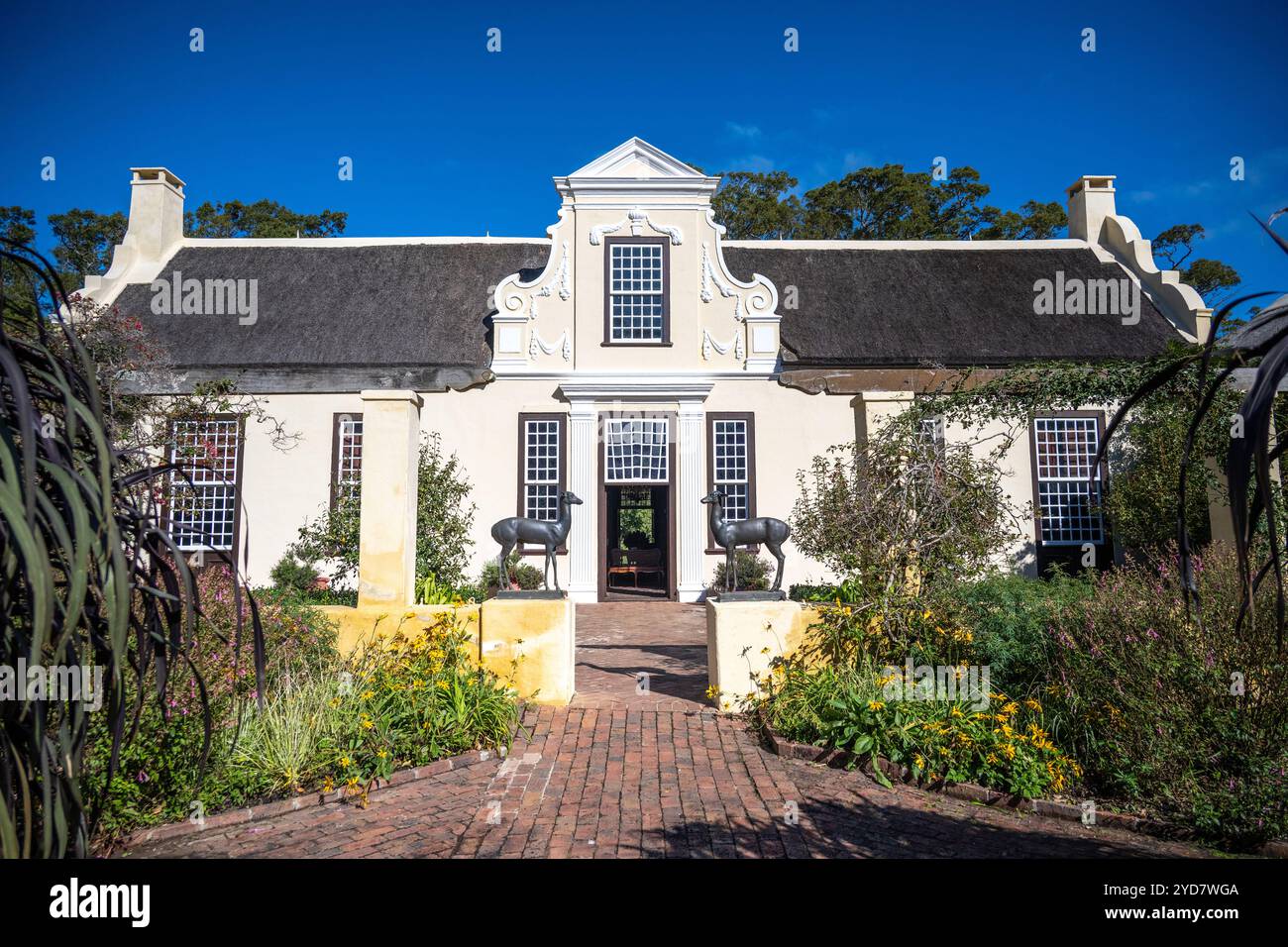 homestead house at Vergelegen Wine Estate in South Africa Stock Photo ...