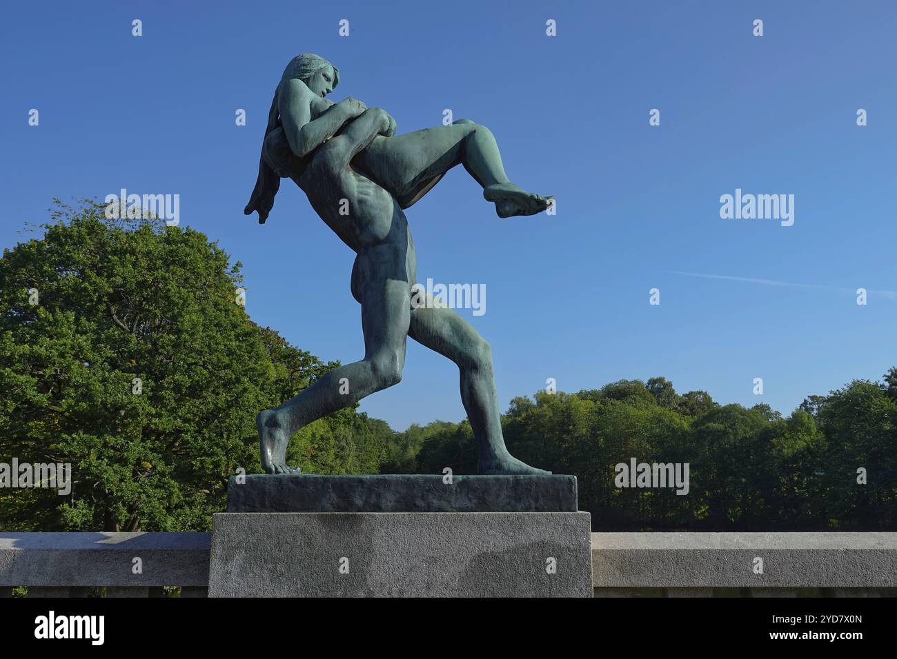 Oslo, Norway September, 2024 Sculptures by Gustav Vigeland inside the ...