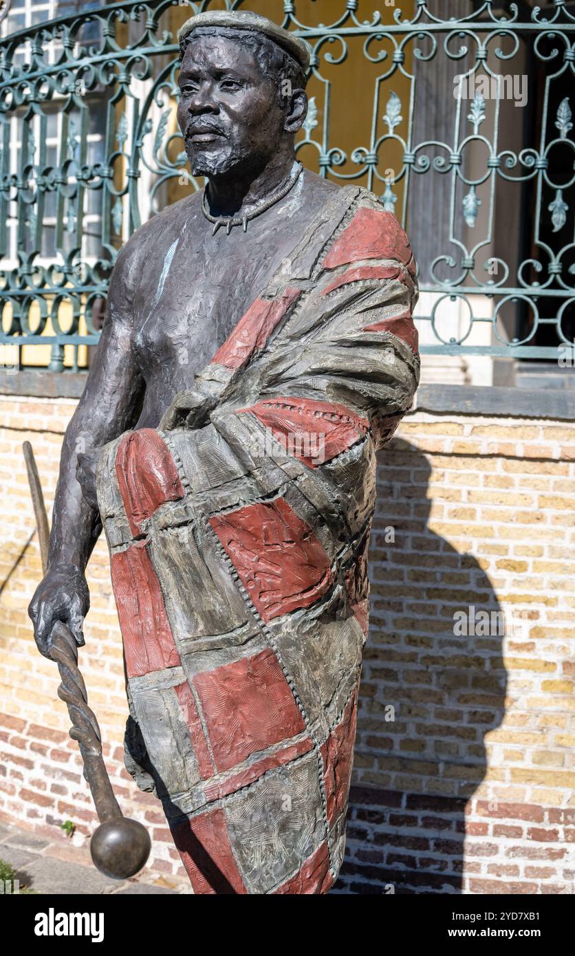 Kinbg Cetshwayo of the Ama Zulu tribe imprisoned at Castle of Good Hope ...